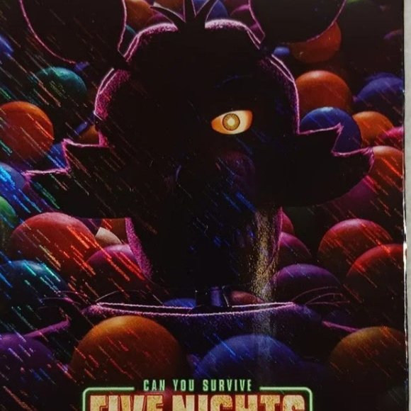 Games | Five Nights At Freddys Foxy Promo Card Fnaf Dave Busters ...